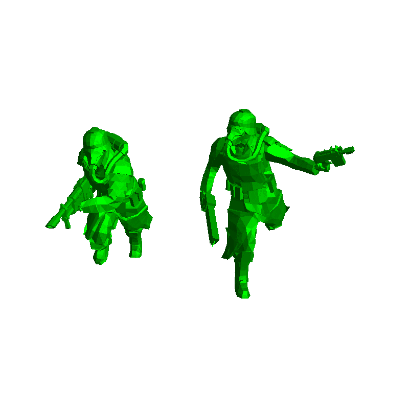 Free Other STL Download - 2 steel legion guardsmen - d-modelby SMT_M 🦊