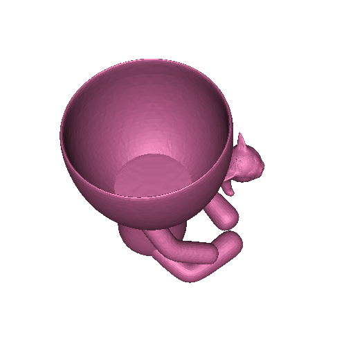 Free Digital Art STL Download - Plant person / catby sheZombie