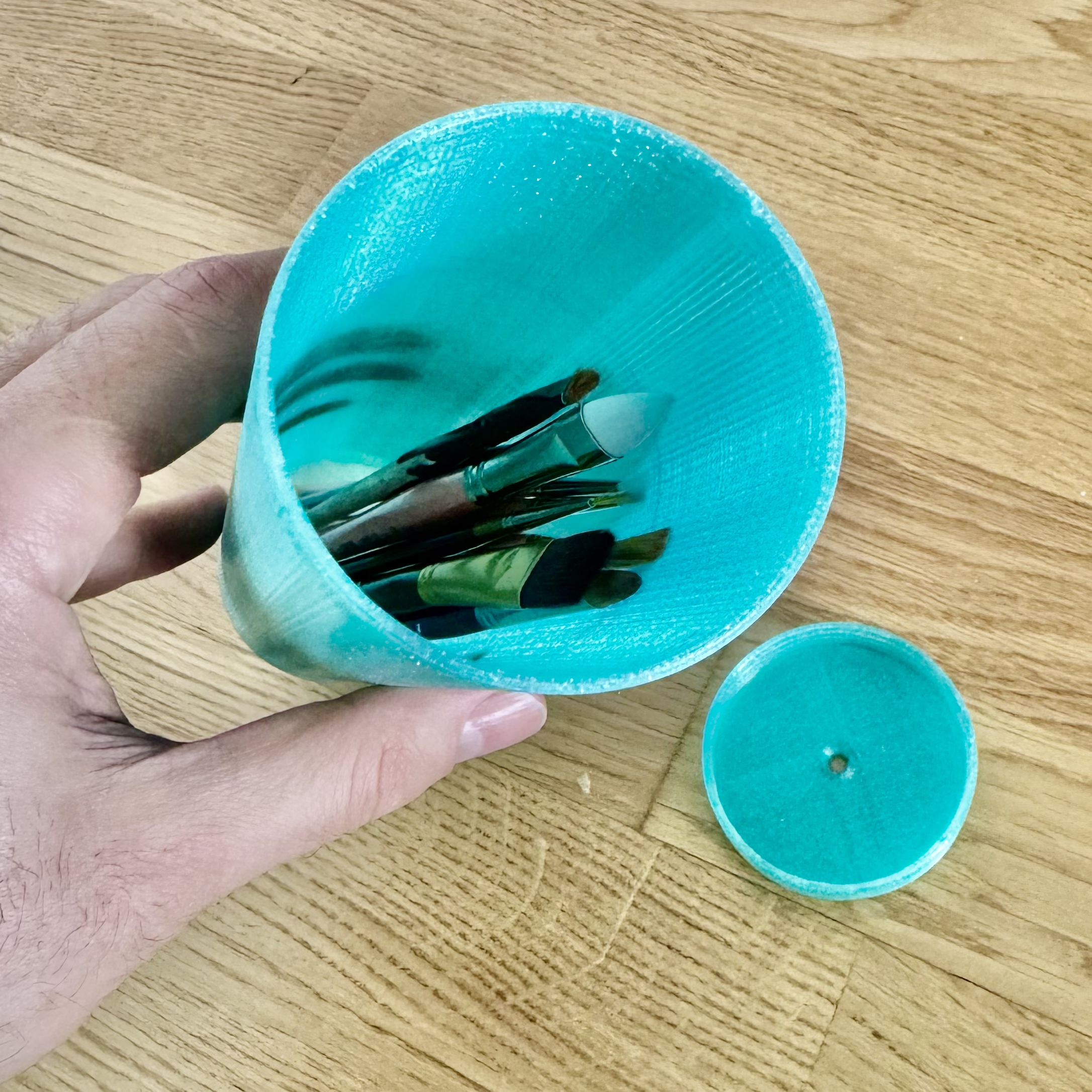 Tube container for brushes | 3D models download | Creality Cloud