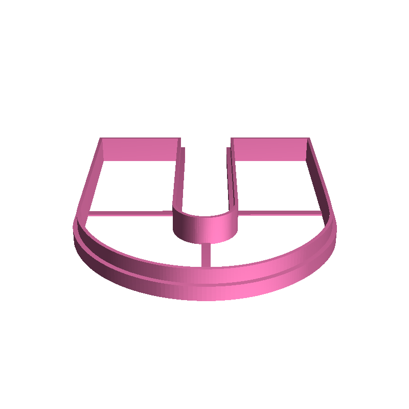 Home Decorations & Ornaments STL Download - LETTER U COOKIE CUTTERby ...