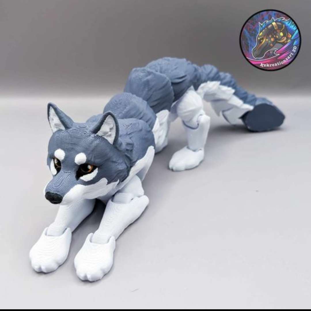 flexi wolf | 3D models download | Creality Cloud