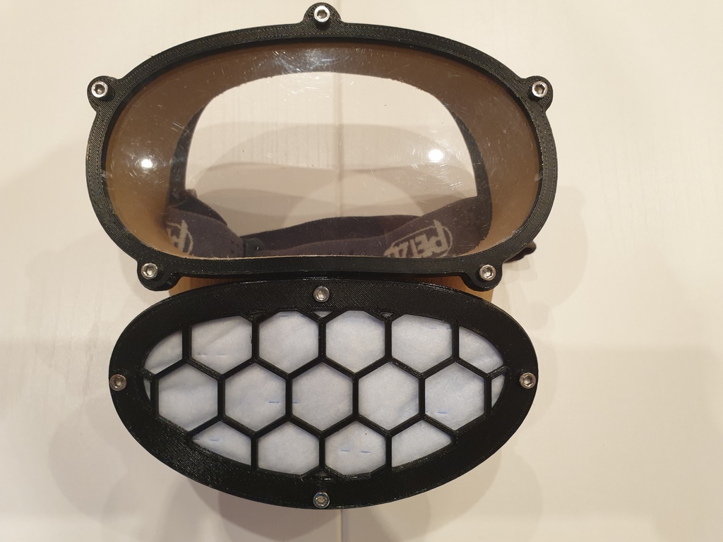 Open Source Full Protection Mask V2 | 3D models download | Creality Cloud