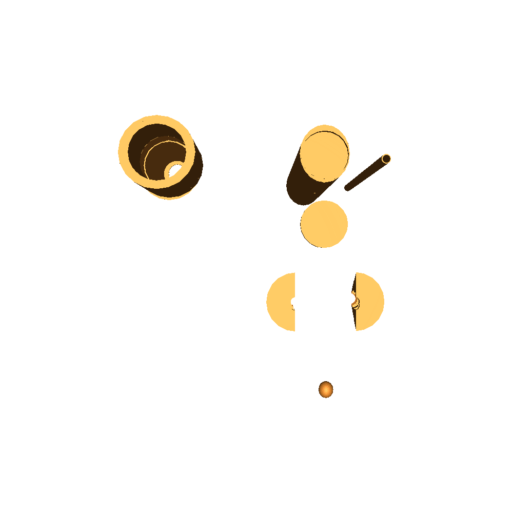 Free Stationery & Learning Tools STL Download - caneta em partes (pen ...