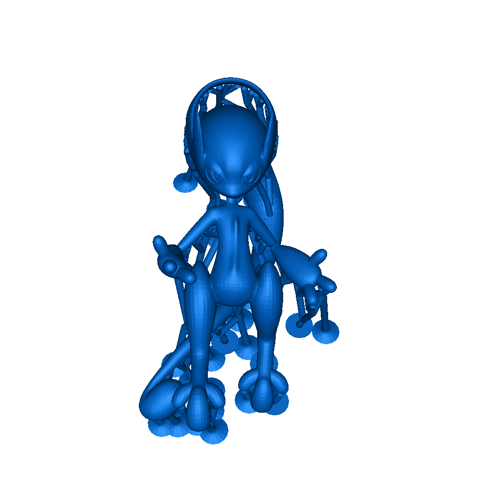 Free Characters & Creatures STL Download - mewtwoby Tobi69870