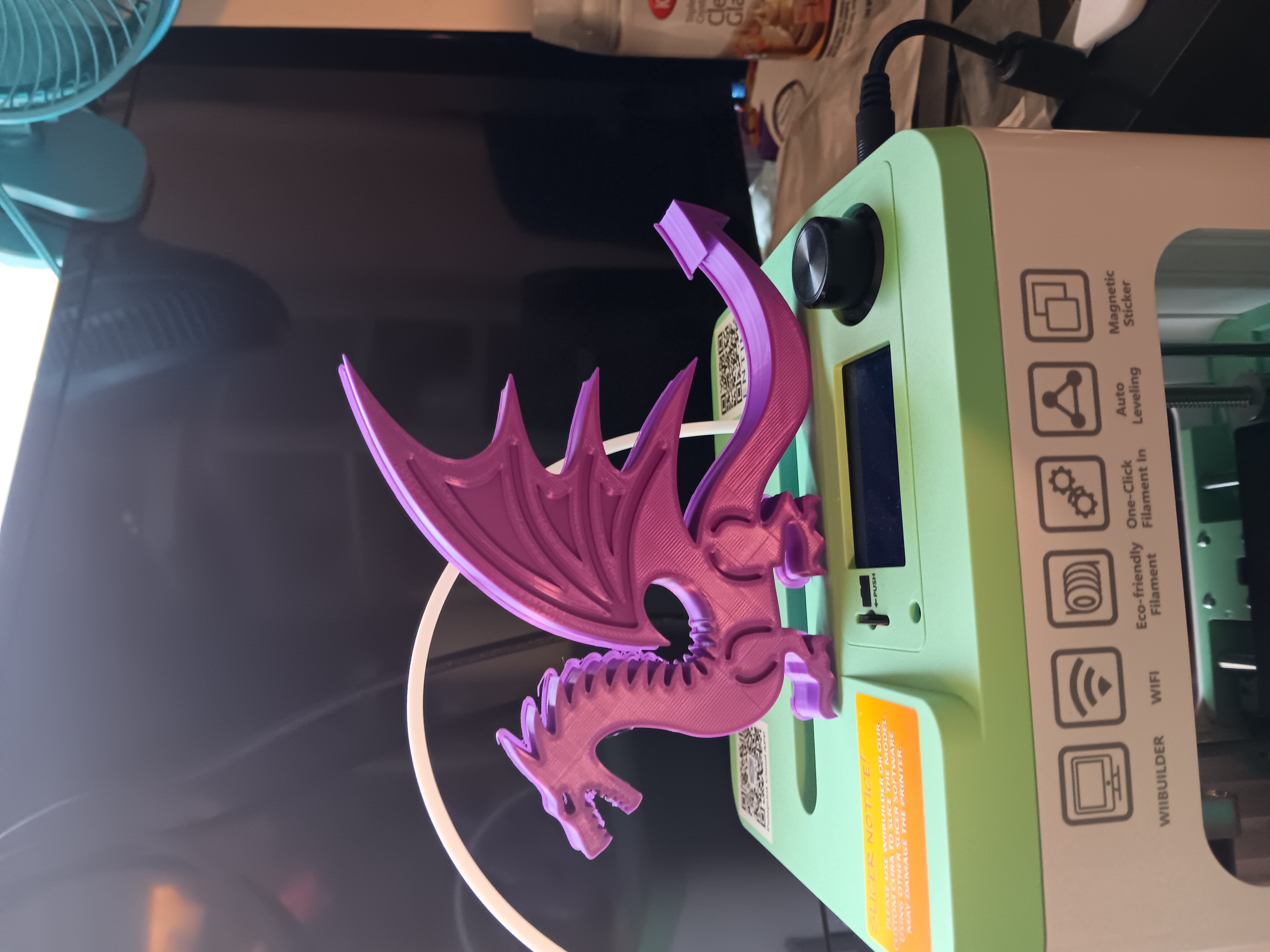 Printed at 150%. Came out beautifully! Nicely detailed, even the teeth ...