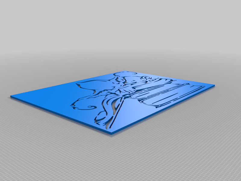 Free Digital Art STL Download - Imp stencilby SMT_M 🦊