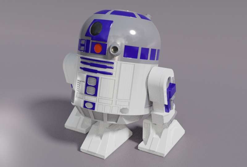 R2D2 Chibi Fan Art | 3D models download | Creality Cloud