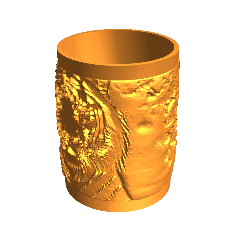 Free Digital Art STL Download - Kent tigress cupby MVNkent
