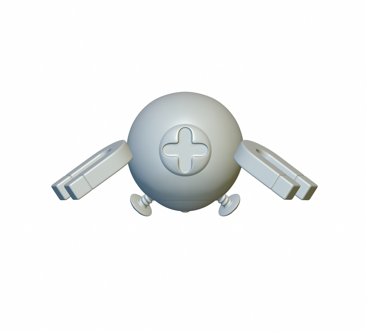 Pokemon Magnemite #81 - Ready for 3D Printing! | 3D models download ...