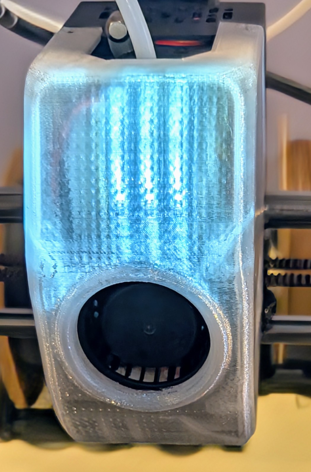 Printed with Translucent PETG. | Creality Cloud