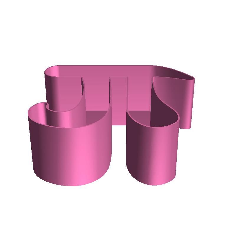 3D Printer Files | 3MF File | Letter Pi, nestable box (v1) | Creality Cloud