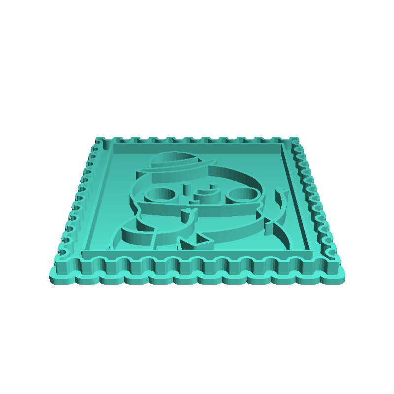 Other STL Download - Christmas postage stamps cookie cutter set of 6by ...