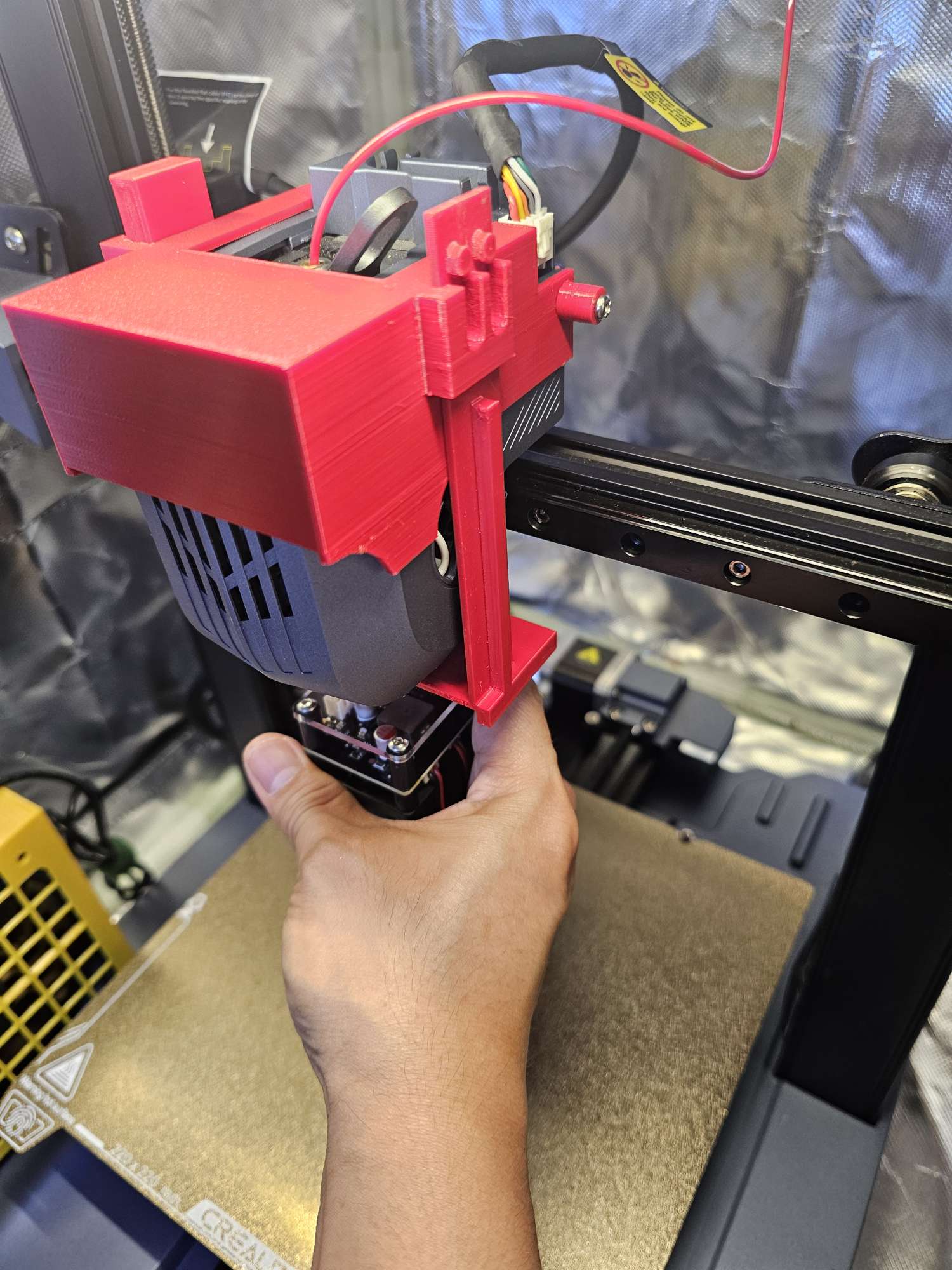 Creality 5w CV Falcon Laser Mount for Creality CR10se | 3D models ...