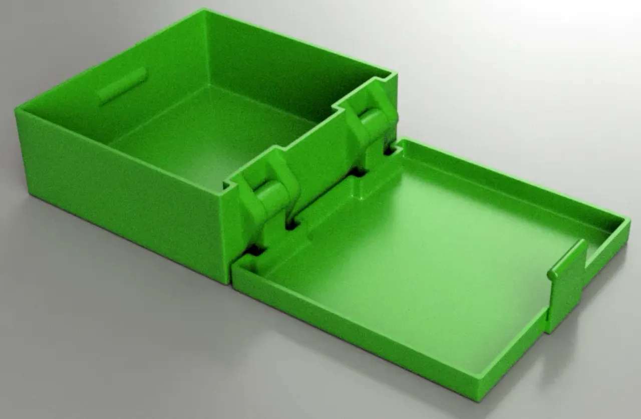 print in place box | 3D models download | Creality Cloud
