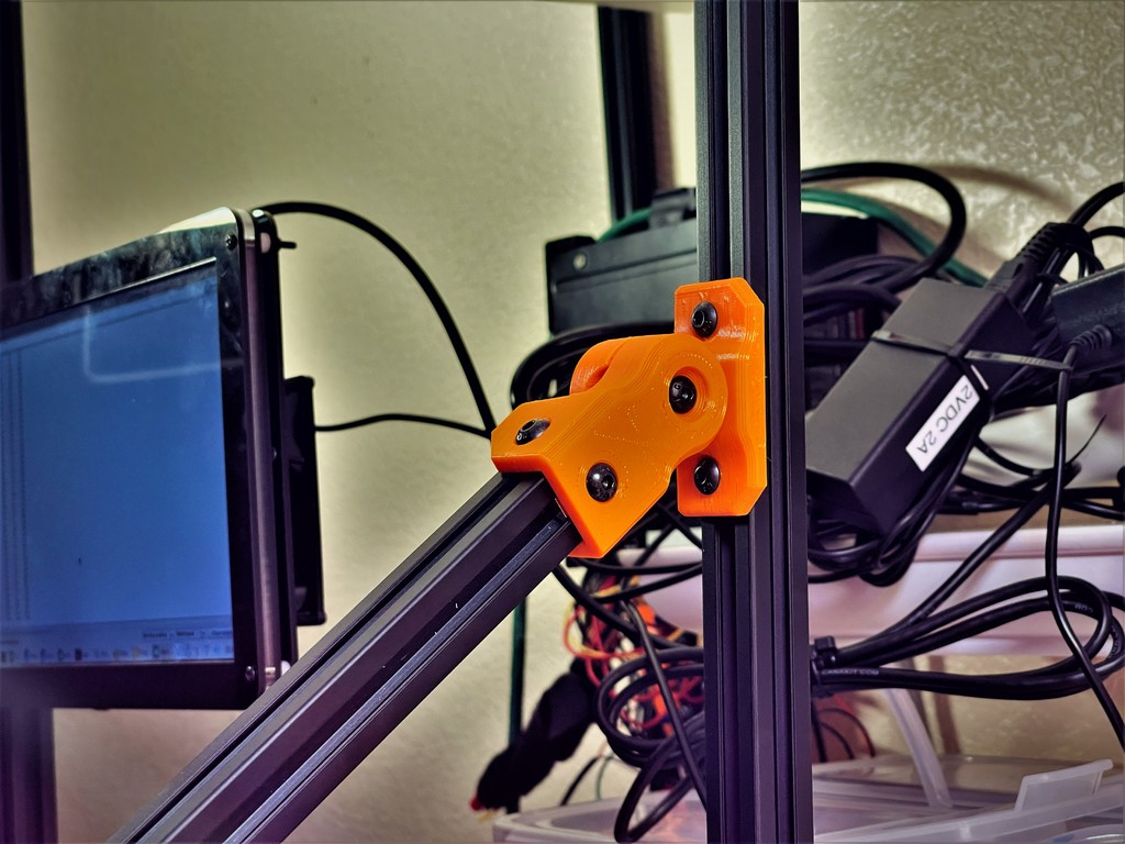 2020 Extrusion - Pivot/Hinge - Midspan | 3D models download | Creality ...