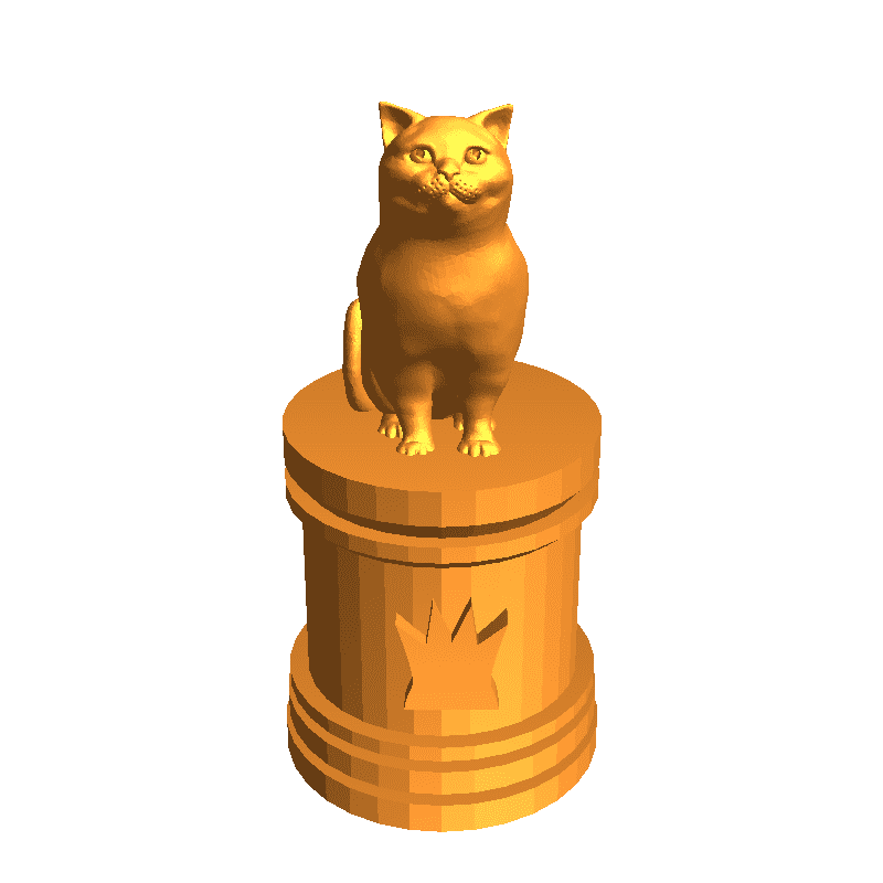 Free Board Games & Card Games STL Download - Cat Chess Setby SMT_M 🦊