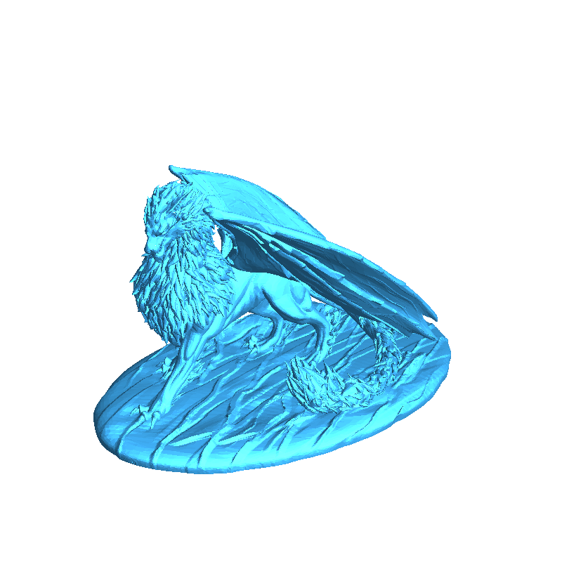 Characters & Creatures STL Download - Lion Drakeby M3DM