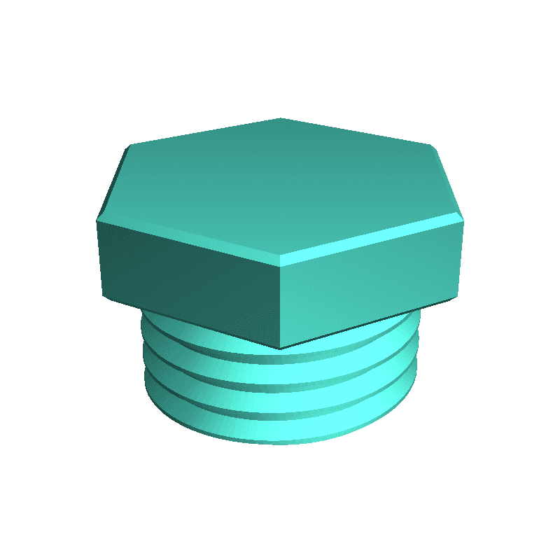 Free Tools & Spare Parts STL Download - Screw / Bolt Head Wall Hookby ...