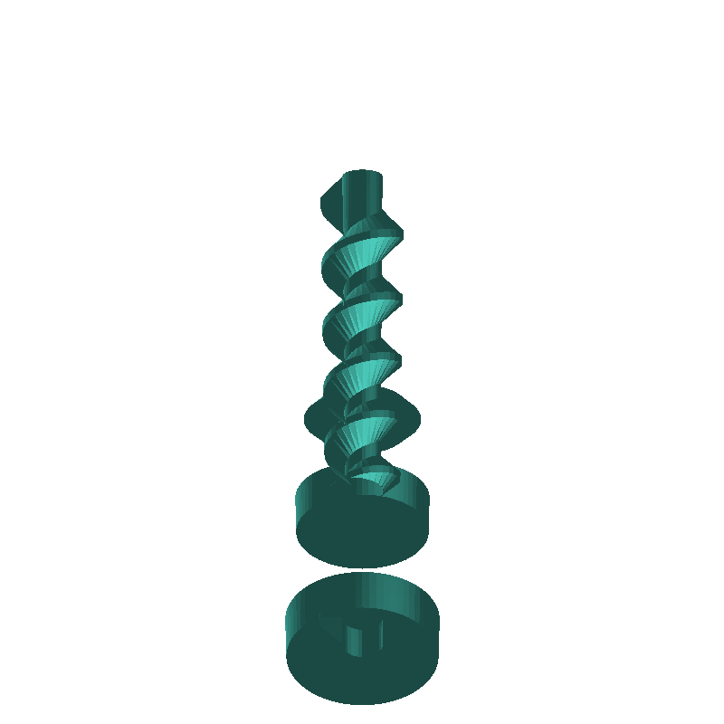 3D Printer Files | 3MF File | Spiral screw fidget toy | Creality Cloud