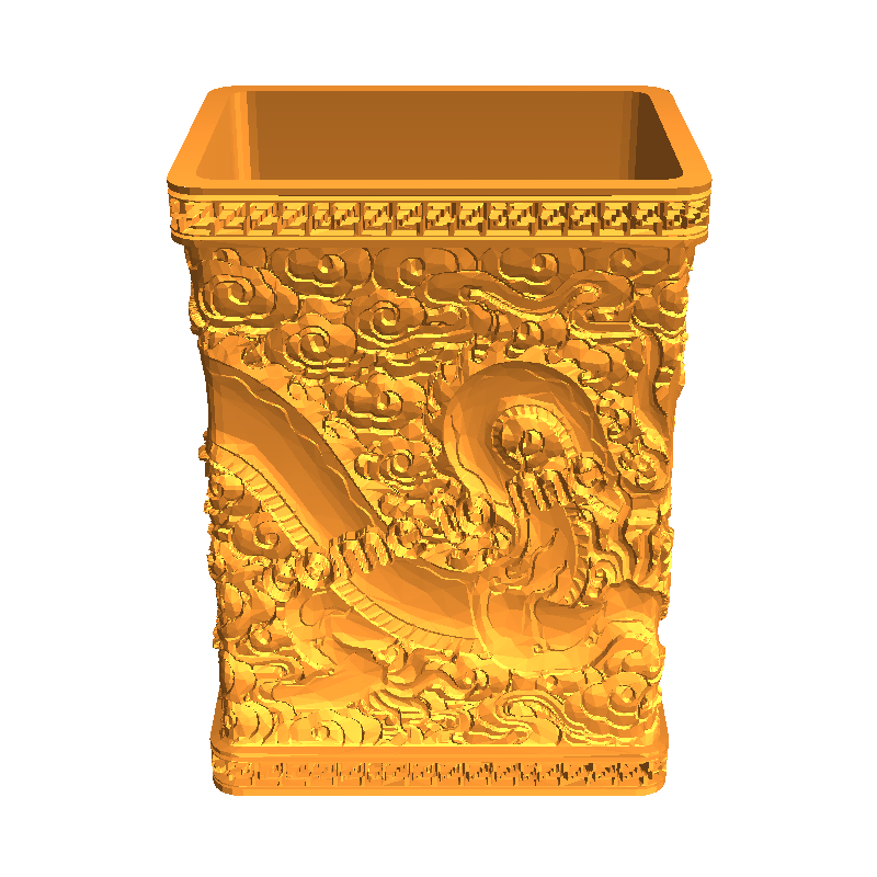3D Printer Files | 3MF File | dragon pot | Creality Cloud
