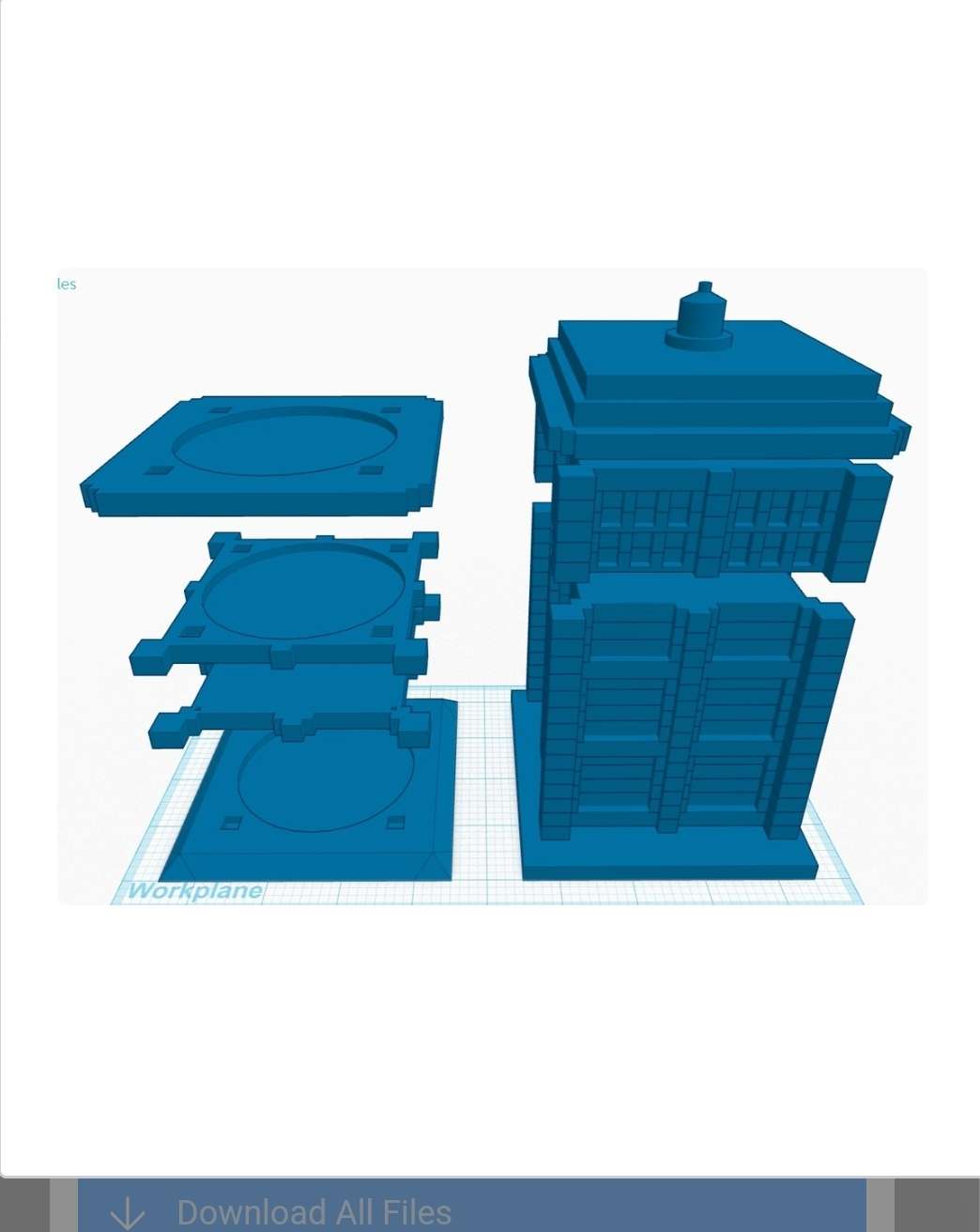 Tardis Coaster set | 3D models download | Creality Cloud