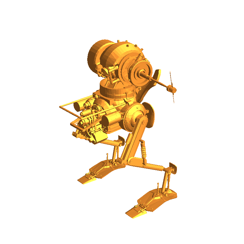 Free Robots & Mechs STL Download - junk mech - underhiver - dpby SMT_M 🦊