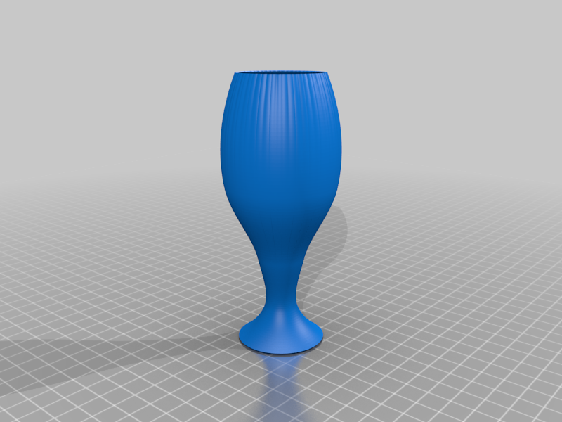 Free Home Decorations & Ornaments STL Download - Wine glass (vaze)by ...