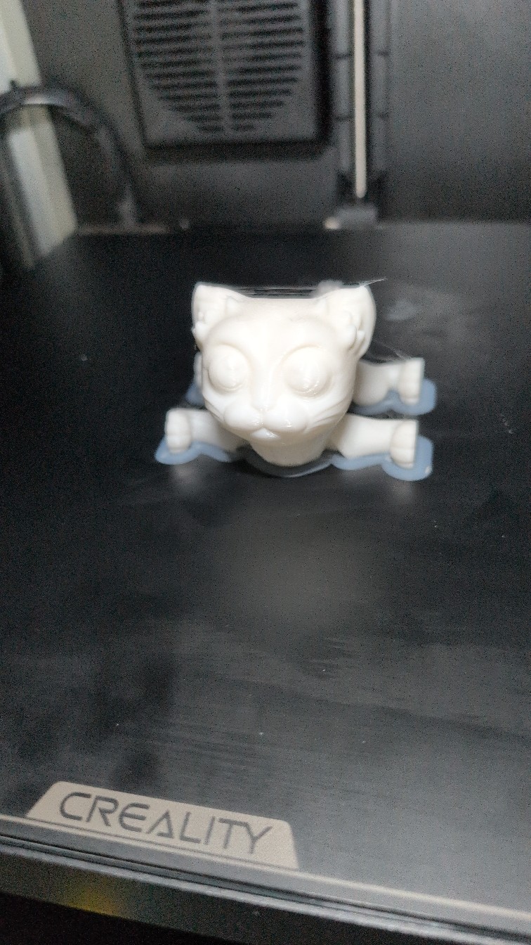 cute cat came out great! I did make it a little smaller. | Creality Cloud