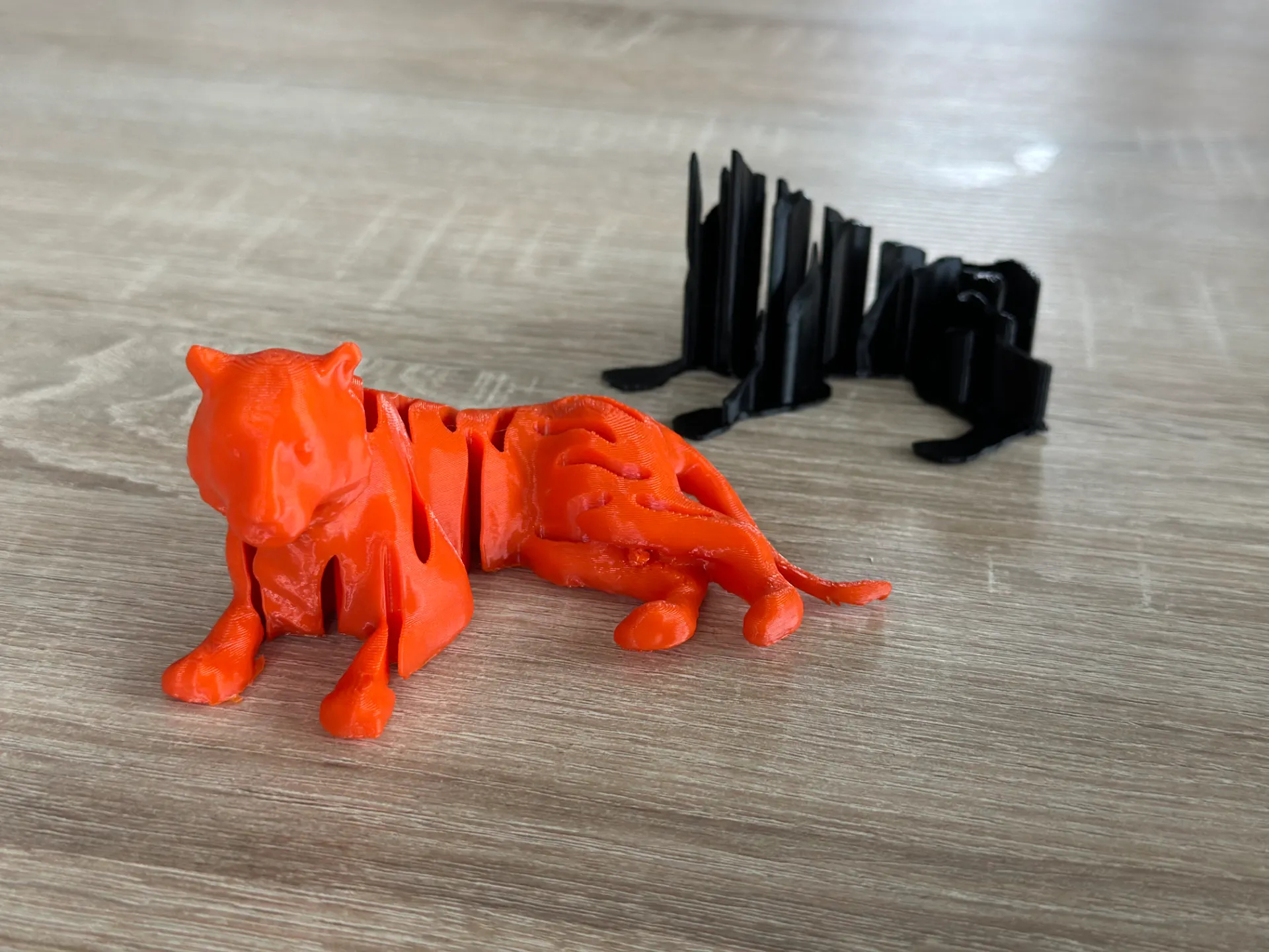 Tiger Dual Color (two separate parts) | 3D models download | Creality Cloud