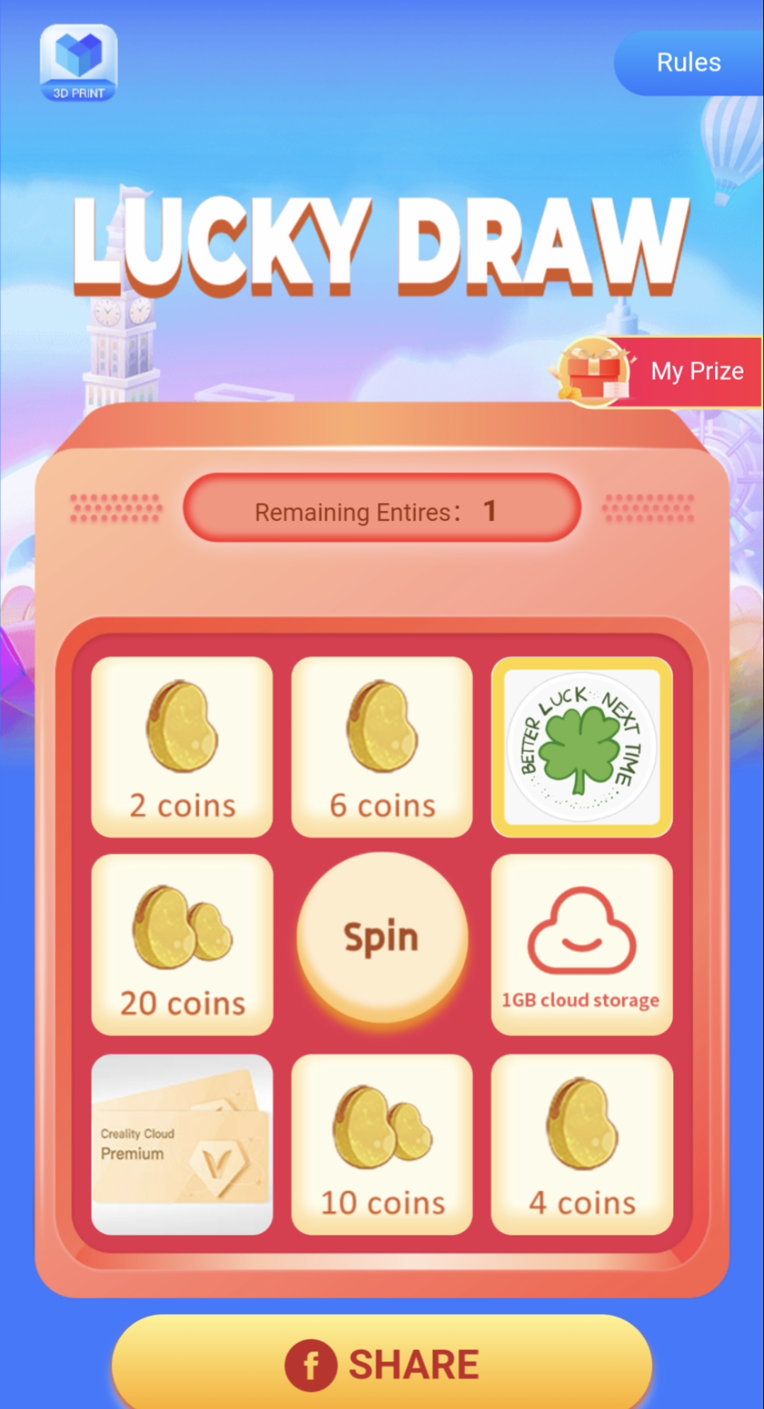 Lucky Draw is A Scam | Creality Cloud