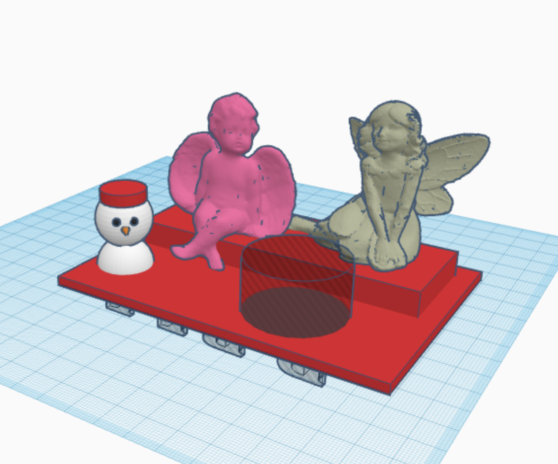 Angels tea light | 3D models download | Creality Cloud