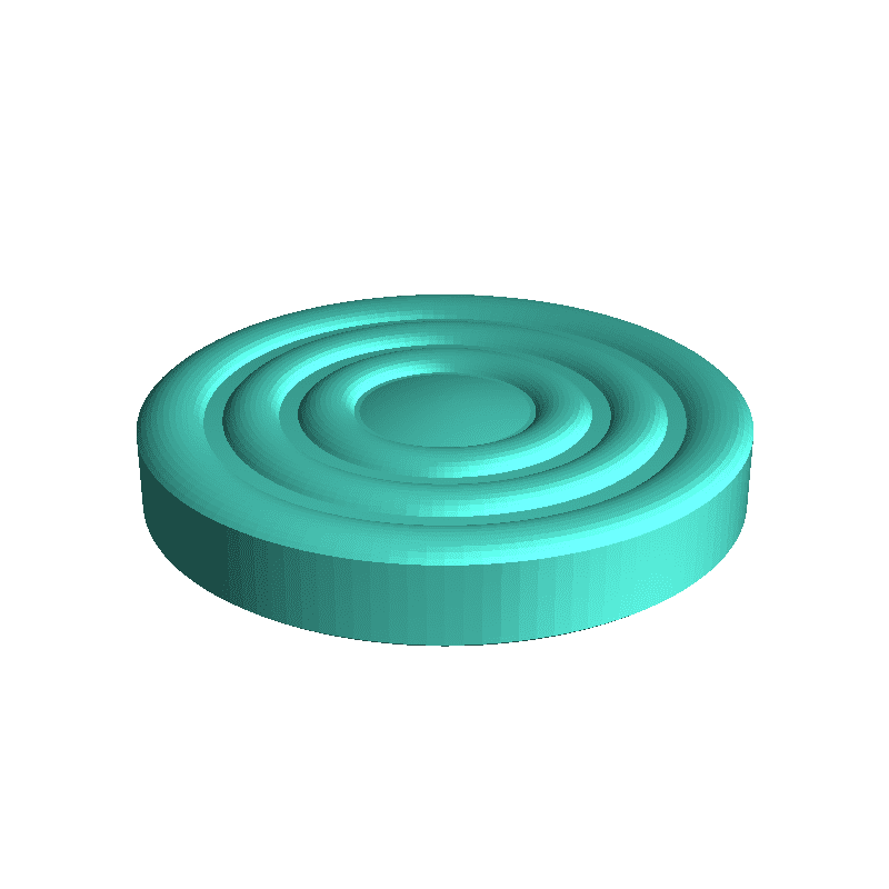 Free Board Games & Card Games STL Download - Checker pieceby Woolfy