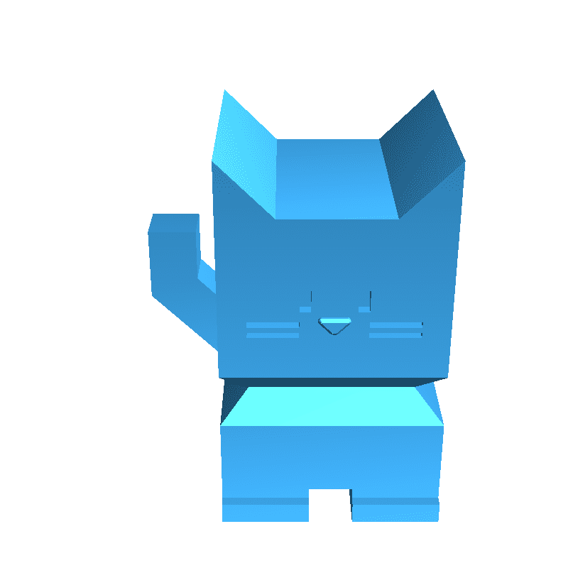 3D Printer Files | 3MF File | Cali_Cat_-_The_Calibration_Cat | Creality ...