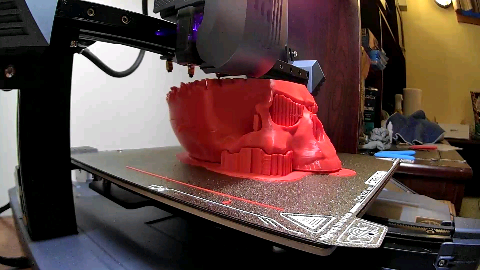 Print turned out great! Printed on my CR10 SE. Minimal support and took just under 9 hours ...