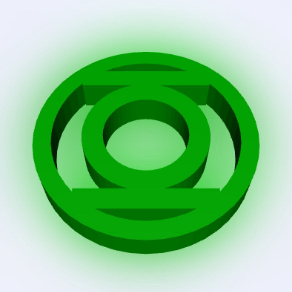 3D Printer Files | 3MF File | Lantern Corps Emblems | Creality Cloud