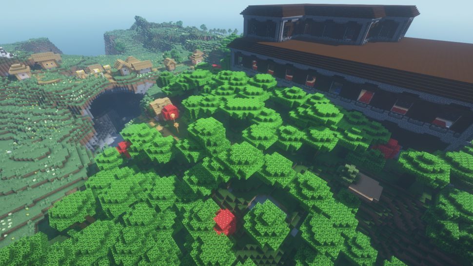 Minecraft mansion | 3D models download | Creality Cloud