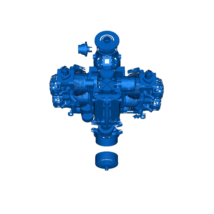 3D Printer Files | 3MF File | rotax aircraft engine | Creality Cloud