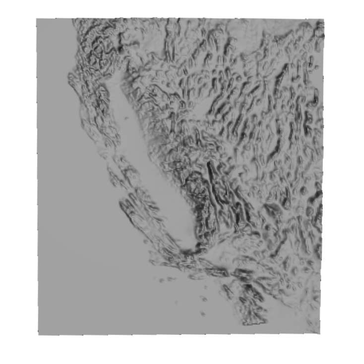 California Elevation Map | 3D models download | Creality Cloud