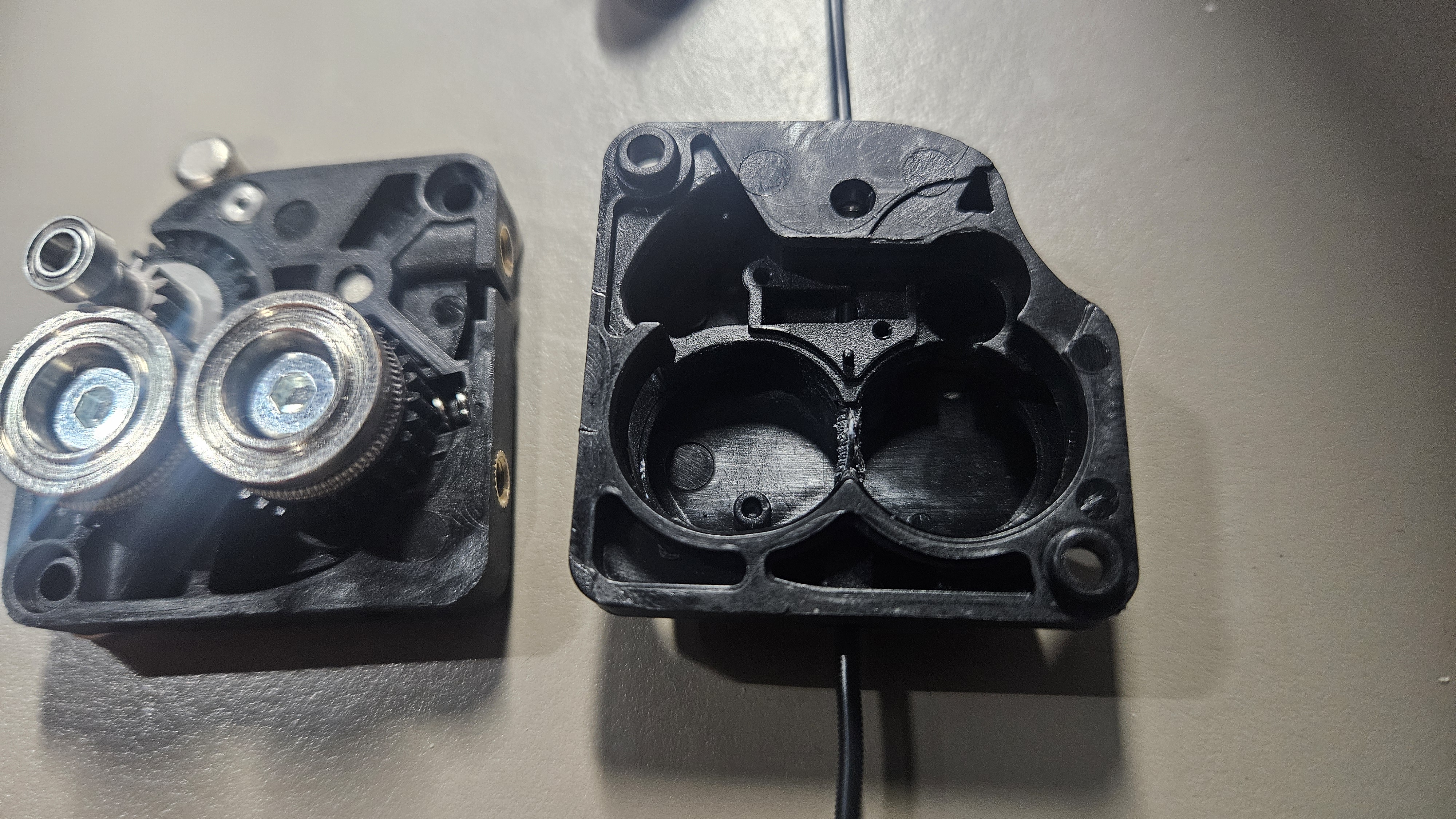 k1 with micro Swiss hot end updated extruder and when printing abs I ...