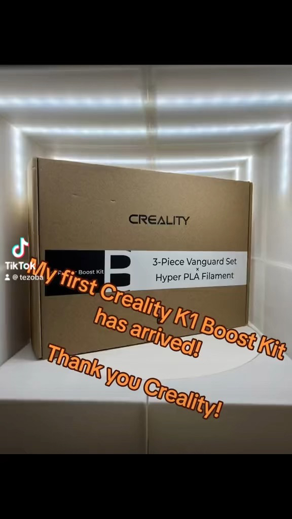 My first Creality K1 Boost Kit has arrived! | Creality Cloud