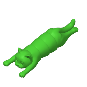 3D Printer Files | 3MF File | cat flexi | Creality Cloud