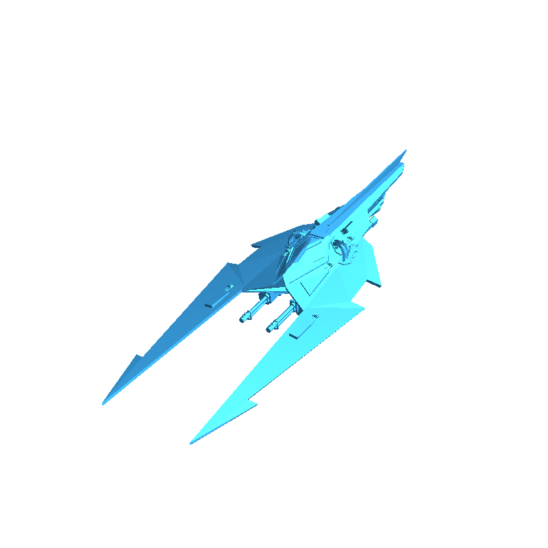 Free Drones & Aircraft STL Download - hell talon - chaos flyerby SMT_M 🦊