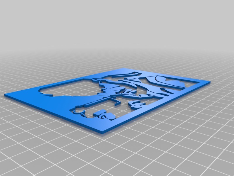 MGS Snake stencil | 3D models download | Creality Cloud