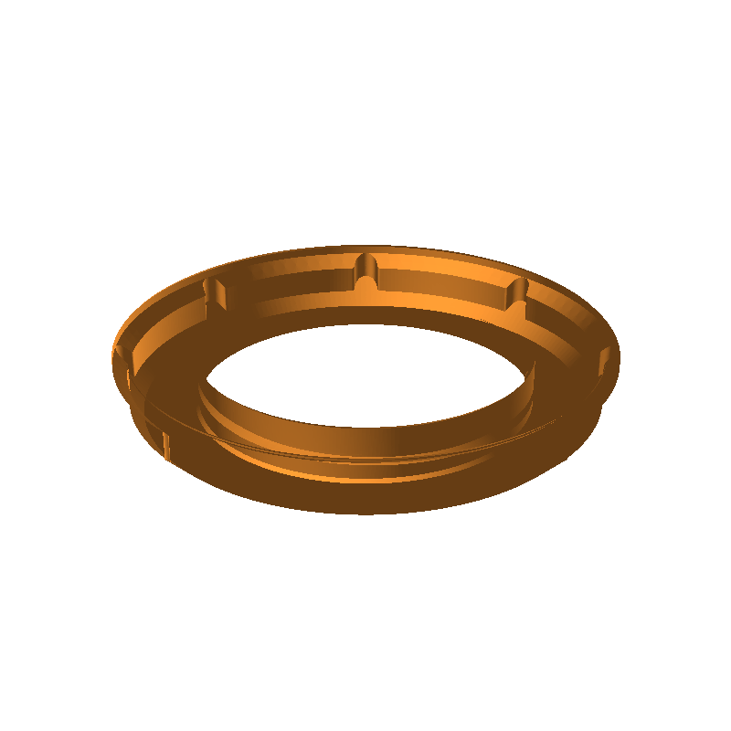 3D Printer Files | 3MF File | Mounting Nut for Euro Style E27 Lamp ...