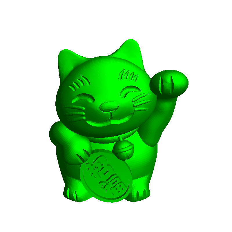 3D Printer Files | 3MF File | Lucky Cat | Creality Cloud
