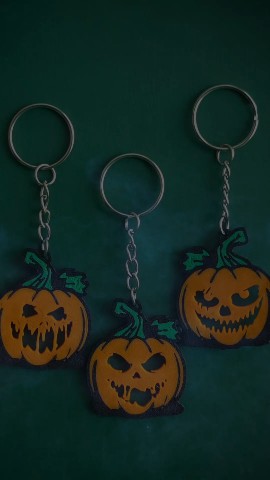 Halloween Keychain - a playful collection of custom pumpkin keychains 🎃 ...