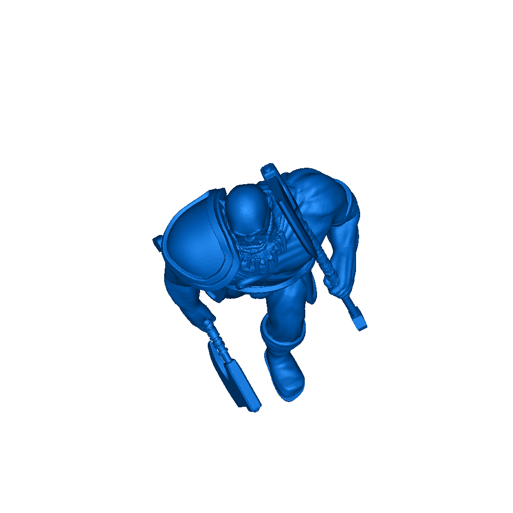 Free Characters & Creatures STL Download - orc warriorby art _crazy69