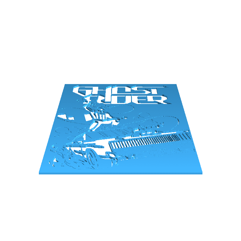Ghost Rider stencil 2 | 3D models download | Creality Cloud