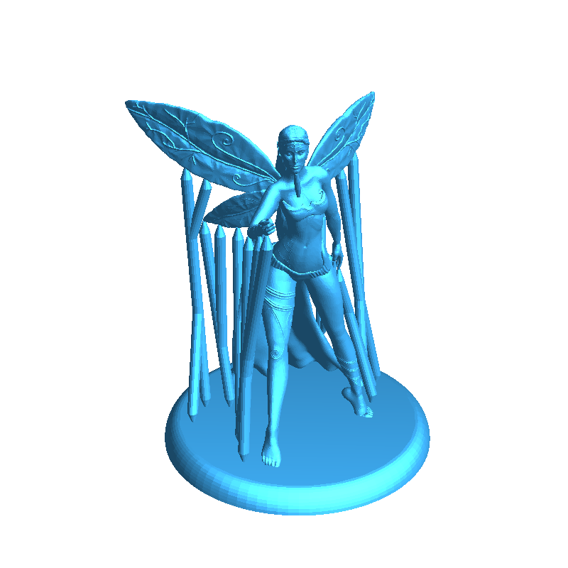 Characters & Creatures STL Download - Fey Goddessby M3DM
