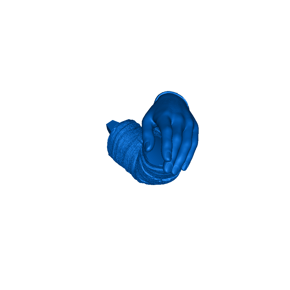 Free Characters & Creatures STL Download - Left armby Sumthin_legit